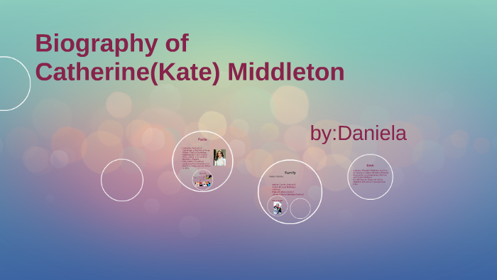 Biography of Kate Middleton by Daniela Piceno