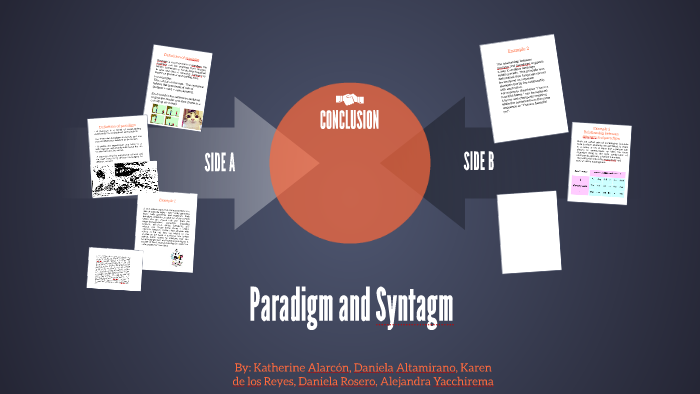 Paradigm and Syntagm by kathy alarcon on Prezi