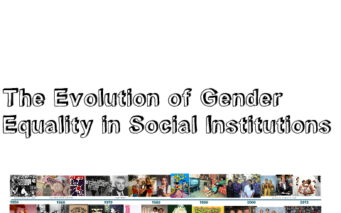 The Evolution of Gender Equality in Social Institutions by Sheridan ...