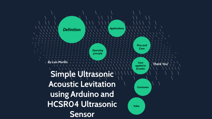 Simple Ultrasonic Acoustic Levitation using Arduino and HCSR04 ...