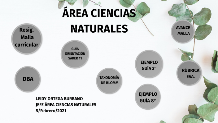 ÁREA CIENCIA NTURALES - PRIMARIA by Leidy Ortega on Prezi