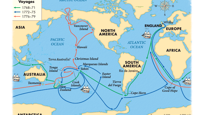 How did James Cook change our world map? by Anton Happy on Prezi