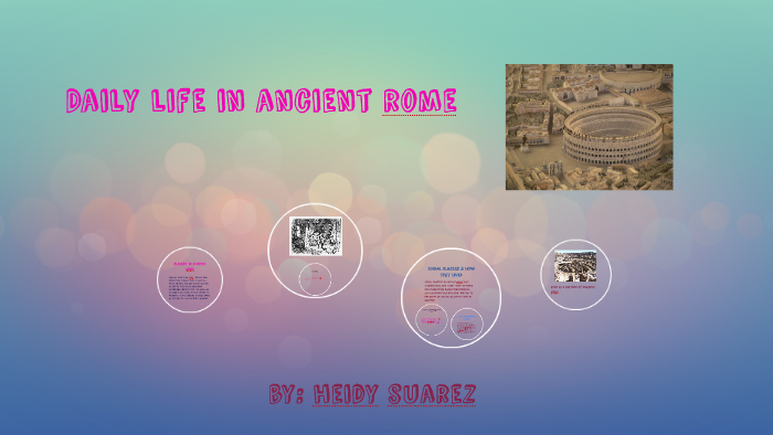 Daily life in ancient rome by Heidy Suarez
