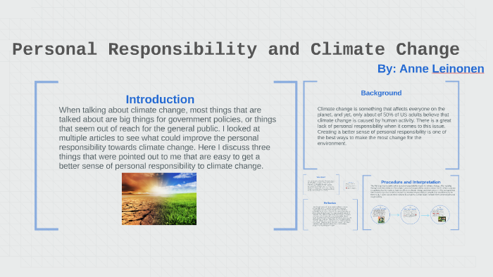 Personal Responsibility and Climate Change by Anne Leinonen on Prezi