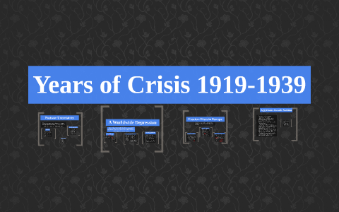 Years of Crisis 1919-1939 by Stephanie Ruiz on Prezi