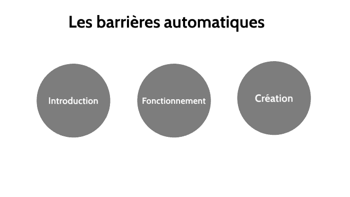 Les barrières automatiques parking by Evan Collet on Prezi