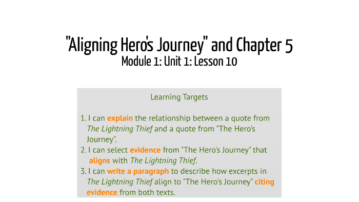 Lesson 10 Module 1: Unit 1: Lesson 10 (Chapter 5) by Tamara Grubb on Prezi