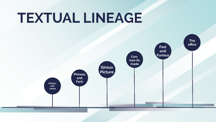 Textual Lineage by Henry Erskine on Prezi