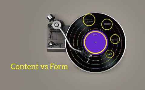 Content vs Form by Davene Mignott on Prezi