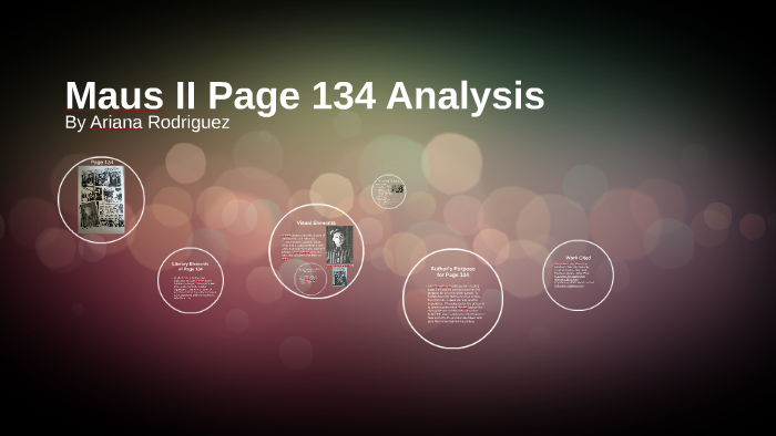 Maus II Panel Analysis by Ariana Rodriguez on Prezi
