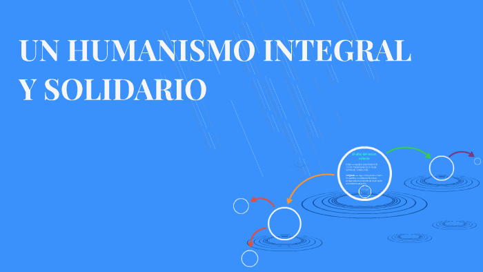 UN HUMANISMO INTEGRAL Y SOLIDARIO by on Prezi