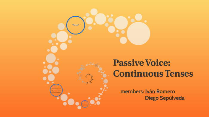 Passive Voice: Continuous Tenses by Ivan Romero on Prezi
