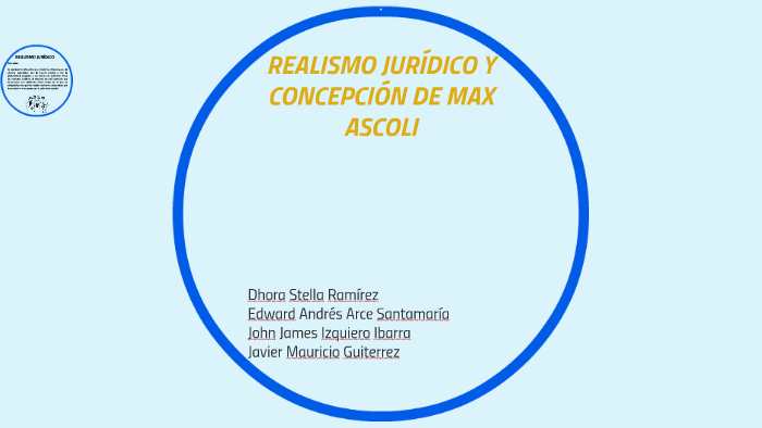 REALISMO JURÍDICO Y CONCEPCIÓN DE MAX ASCOLI by Dhora Ramirez on Prezi