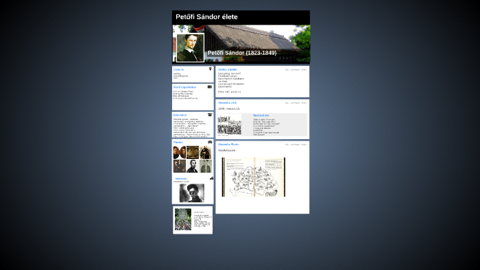 Petőfi profil by Emese Papp on Prezi