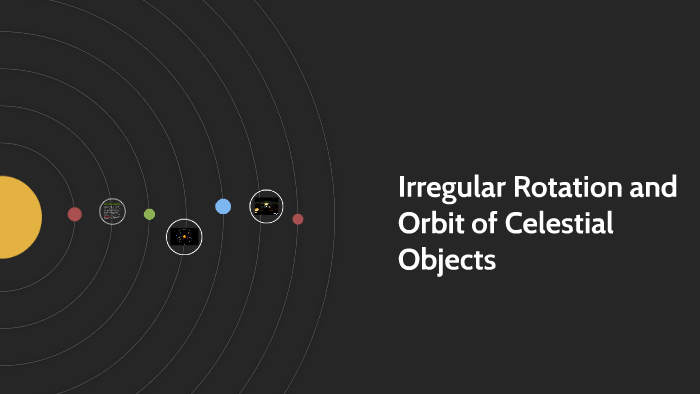 Irregular Rotation and Orbit of Celestial Objects by Sophia Xu