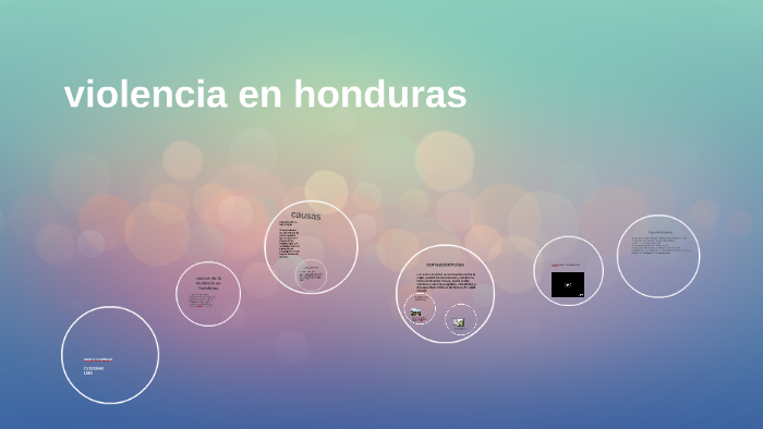 violencia en honduras by mercy martinez