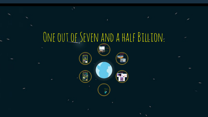 One out of Seven and a half Billion. by Sana A. on Prezi