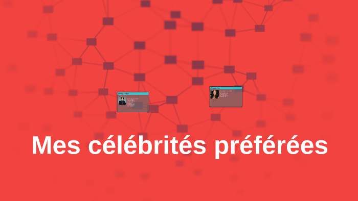 Mes célébrités préférées by Zack McCann on Prezi