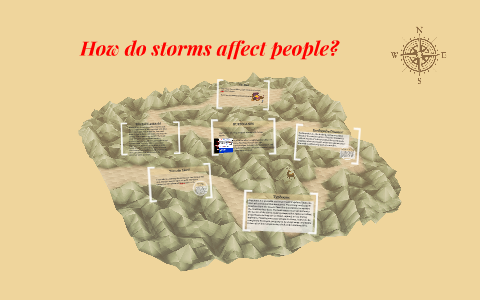 How do storms affect people by on Prezi