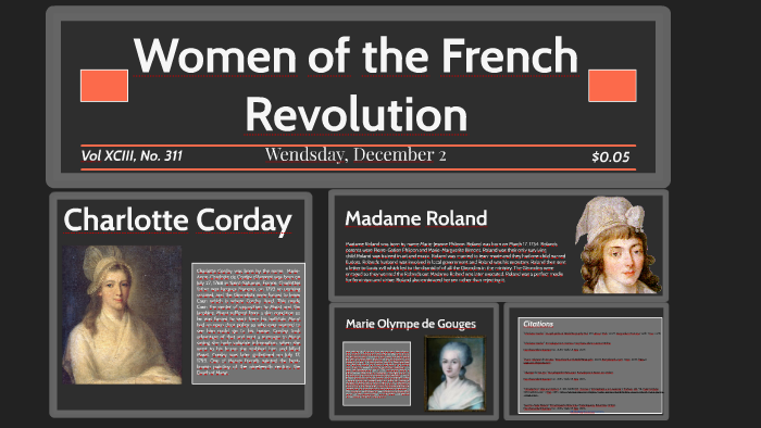 Women of the French Revolution by Alissha Cain on Prezi