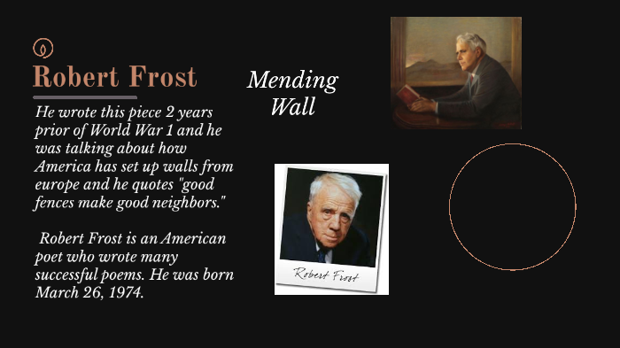 Robert Frost and T.S. Elliot by Kyle Stevens on Prezi