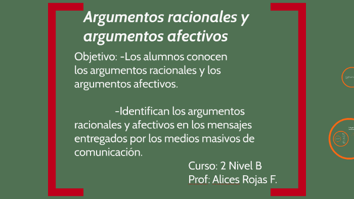Argumentos racionales y argumentos afectivos. by alices rojas on Prezi