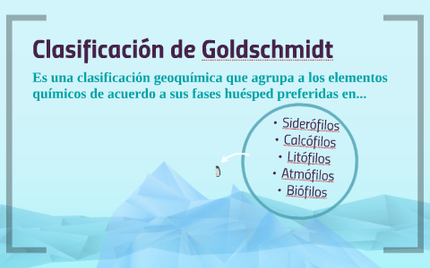 Clasificacion de Goldschmidt by Anafer Félix on Prezi