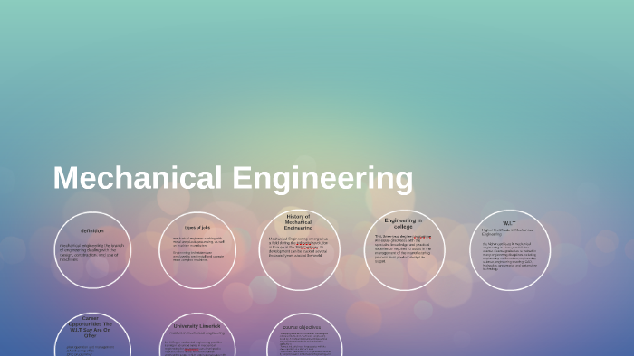 Mechanical Engineering by jesse power on Prezi