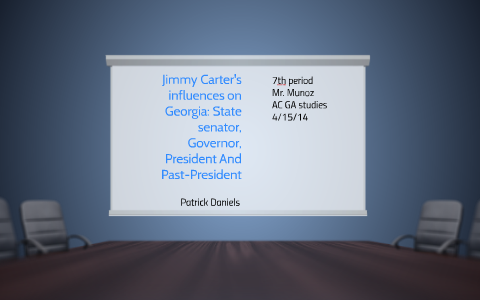 Jimmy Carter's influences on Georgia: State senator, Governo by james ...