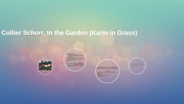 Collier Schorr, In the Garden (Karin in Grass) by megan dalke on Prezi