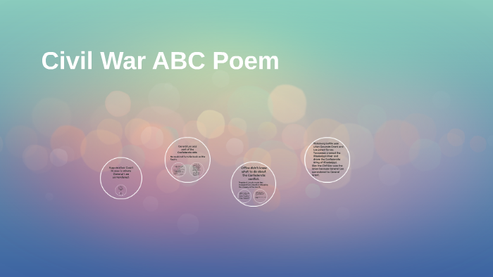 Civil War ABC Poem by Adamary Avila
