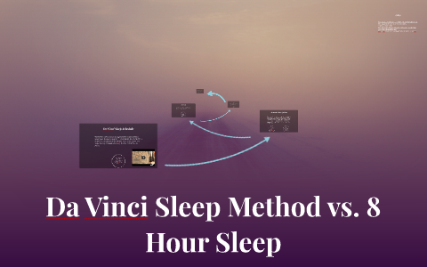 Da Vinci Sleep Method vs. 8 Hour Sleep by Julia Guzman on Prezi