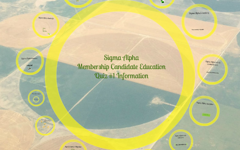 Sigma Alpha MC Quiz #1 by on Prezi