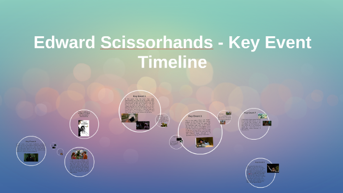 Edward Scissorhands - Key events timeline by Erin Spencer - Bakes on Prezi