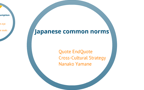 Japanese common norms by Nanako Yamane on Prezi