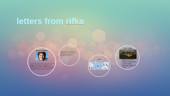 letters from rifka by Brittney Hi on Prezi