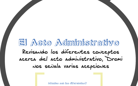 Análisis del acto administrativo segun Roberto Dromi by jose navas on Prezi