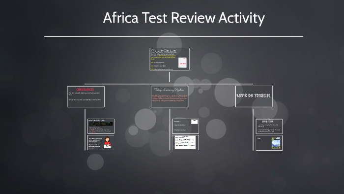 Africa Test Review Activity by Amelia Cheatum