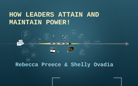HOW LEADERS ATTAIN AND MAINTAIN POWER! by on Prezi