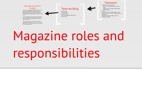 Magazine Roles and Responsibilities by Victoria Musgrove on Prezi