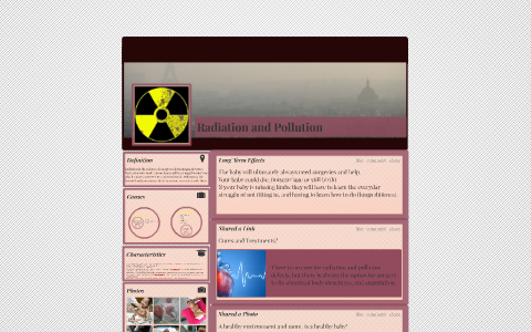 Radiation and Pollution by Alexus Lowe