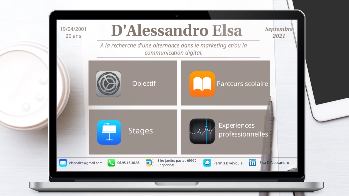 CV Elsa alternance by Elsa D'alessandro on Prezi