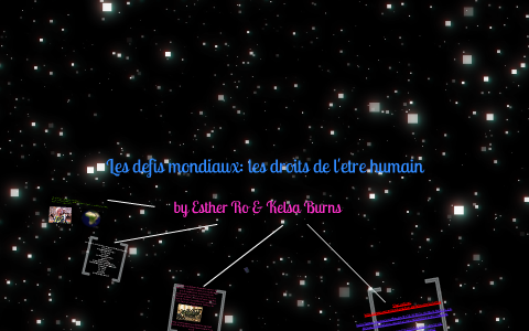 les defis mondiaux: les droits de l'etre humain by kelsa burns on Prezi