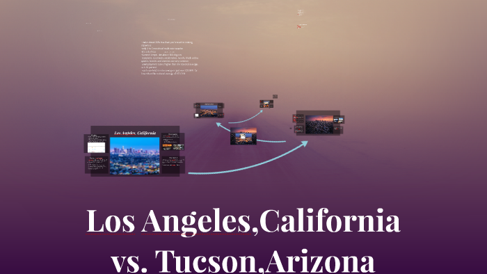 Los Angeles, Caifornia vs. Tucson,Arizona by Lesly Cabrera on Prezi