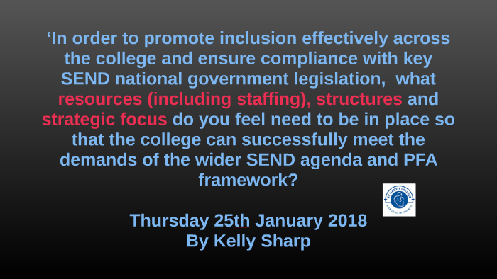 SEND CODE OF PRACTICE -SUMMARY by kellyolds reynolds on Prezi