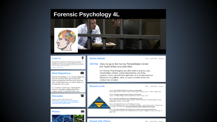 Forensic Psychology by nydia milton on Prezi