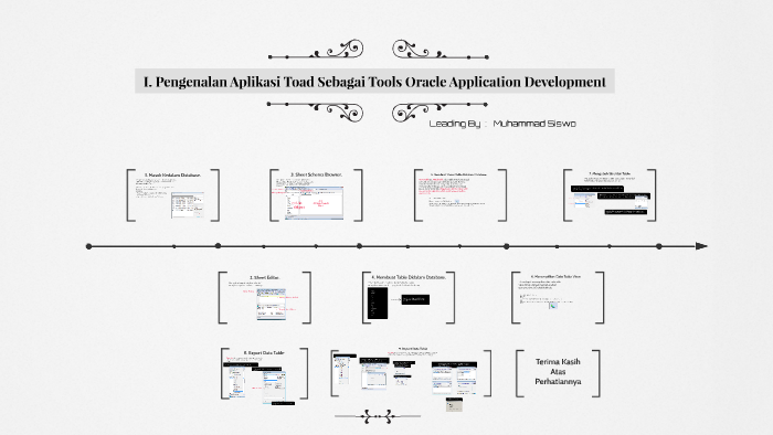 I. Pengenalan Aplikasi Toad sebagai Tools Oracle Application by ...
