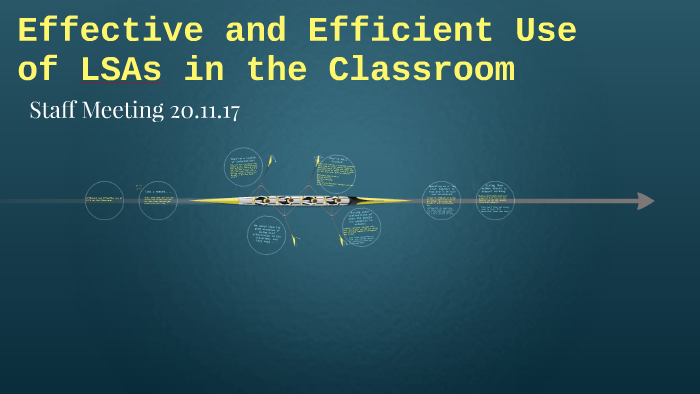 Efficient and effective Use of LSAs in the Classroom by alison lines on ...