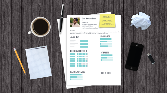 My CV by Osaf Hussain Shah on Prezi