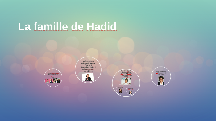 La famille de Hadid by prusha azez on Prezi
